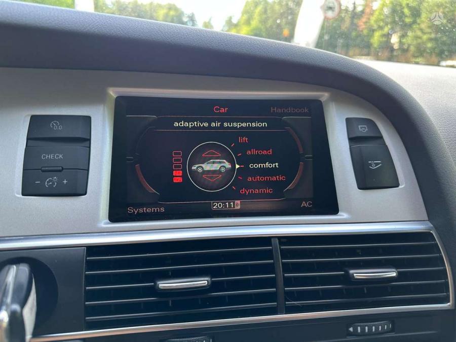 Grey Audi A6 Allroad 2011 in Vilnius, with an engine capacity of 2.70 L and mileage of 280 thousand km for 5670 €, photo 29 on AUTOMOTO.COM.LV