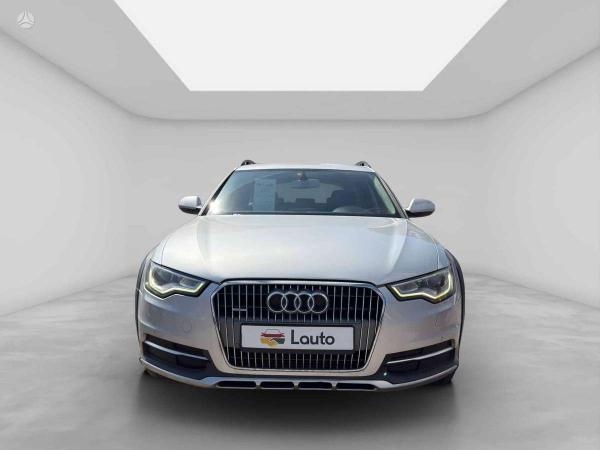 Grey Audi A6 Allroad 2012 in Vilnius, with an engine capacity of 3.00 L and mileage of 301 thousand km for 10890 €, photo 2 on AUTOMOTO.COM.LV