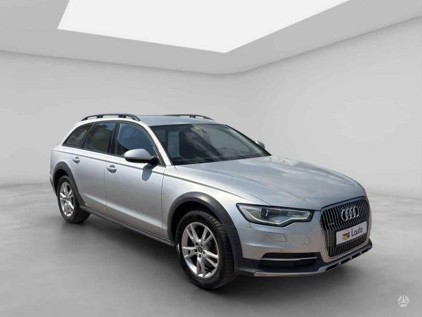 Grey Audi A6 Allroad 2012 in Vilnius, with an engine capacity of 3.00 L and mileage of 301 thousand km for 10890 €, photo 8 on AUTOMOTO.COM.LV