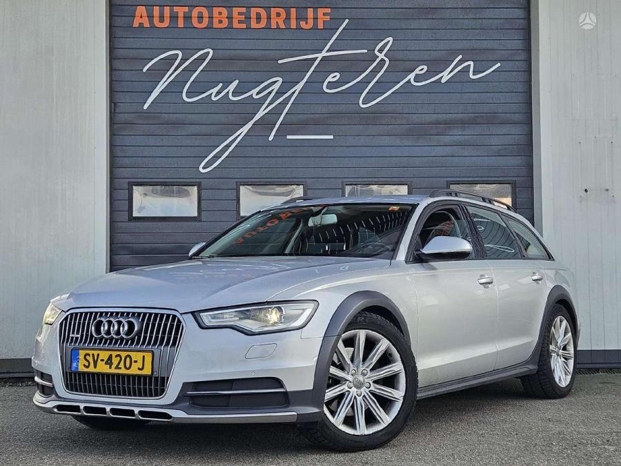 Pelēks Audi A6 Allroad 2013 Panevēža, ar dzinēja tilpumu 2.97 L un nobraukumu 321 tūkst. km par 9999 €, foto 1 vietnē AUTOMOTO.COM.LV