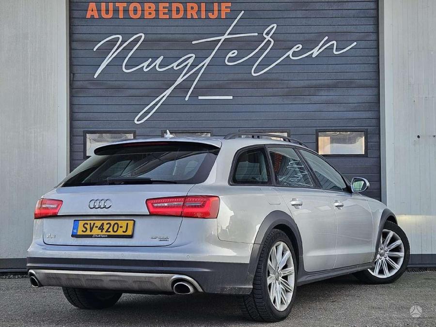 Pelēks Audi A6 Allroad 2013 Panevēža, ar dzinēja tilpumu 2.97 L un nobraukumu 321 tūkst. km par 9999 €, foto 5 vietnē AUTOMOTO.COM.LV