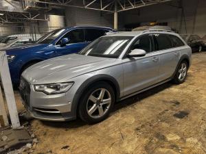 Grey Audi A6 Allroad 2013 in Marijampole, with an engine capacity of 2.97 L and mileage of 296 thousand km for 7600 €, photo  on AUTOMOTO.COM.LV