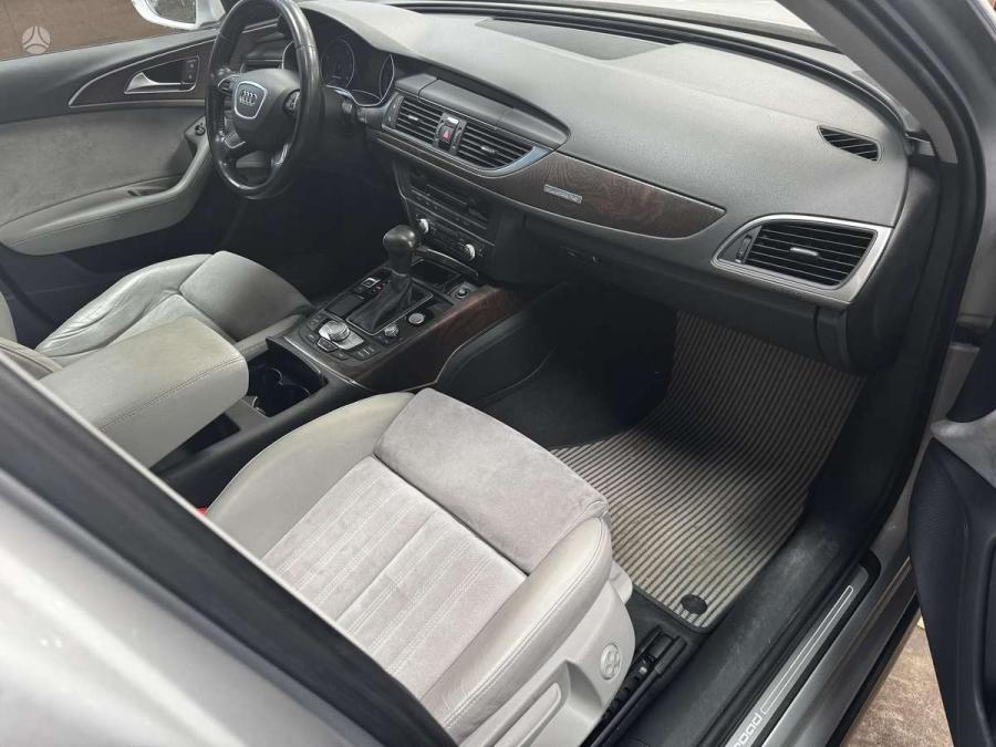 Pelēks Audi A6 Allroad 2013 Marijampole, ar dzinēja tilpumu 2.97 L un nobraukumu 296 tūkst. km par 7600 €, foto 10 vietnē AUTOMOTO.COM.LV