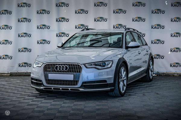 Grey Audi A6 Allroad 2013 in Kaunas, with an engine capacity of 3.00 L and mileage of 321 thousand km for 11990 €, photo 1 on AUTOMOTO.COM.LV