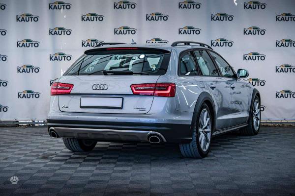 Grey Audi A6 Allroad 2013 in Kaunas, with an engine capacity of 3.00 L and mileage of 321 thousand km for 11990 €, photo 3 on AUTOMOTO.COM.LV