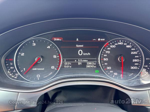 Pelēks Audi A6 Allroad 2014 Tallina, ar dzinēja tilpumu 3.00 L un nobraukumu 286 tūkst. km par 13499 €, foto 7 vietnē AUTOMOTO.COM.LV