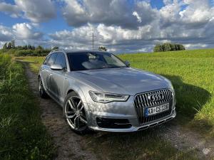 Pelēks Audi A6 Allroad 2015 Viļņa, ar dzinēja tilpumu 2.97 L un nobraukumu 190 tūkst. km par 14900 €, foto  vietnē AUTOMOTO.COM.LV