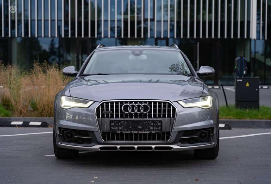 Pelēks Audi A6 Allroad 2015 Marijampole, ar dzinēja tilpumu 2.97 L un nobraukumu 217 tūkst. km par 17350 €, foto 3 vietnē AUTOMOTO.COM.LV