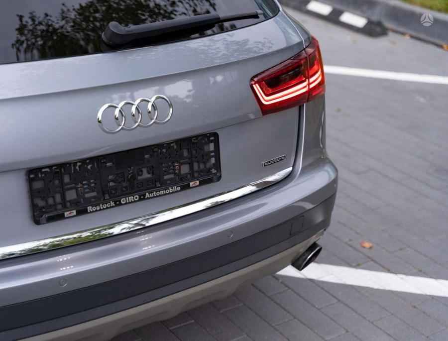 Pelēks Audi A6 Allroad 2015 Marijampole, ar dzinēja tilpumu 2.97 L un nobraukumu 217 tūkst. km par 17350 €, foto 13 vietnē AUTOMOTO.COM.LV