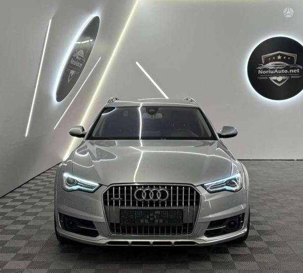 Grey Audi A6 Allroad 2015 in Marijampole, with an engine capacity of 2.97 L and mileage of 264 thousand km for 12750 €, photo 7 on AUTOMOTO.COM.LV