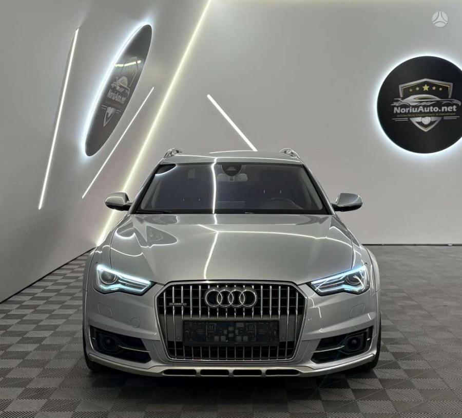 Pelēks Audi A6 Allroad 2015 Marijampole, ar dzinēja tilpumu 2.97 L un nobraukumu 264 tūkst. km par 12750 €, foto 7 vietnē AUTOMOTO.COM.LV