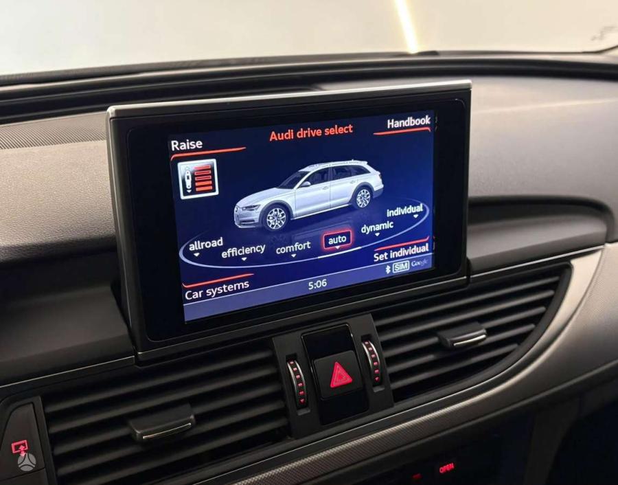 Pelēks Audi A6 Allroad 2015 Marijampole, ar dzinēja tilpumu 2.97 L un nobraukumu 264 tūkst. km par 12750 €, foto 11 vietnē AUTOMOTO.COM.LV