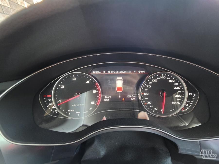 Grey Audi A6 Allroad 2016 in Vilnius, with an engine capacity of 3.00 L and mileage of 225 thousand km for 15600 €, photo 17 on AUTOMOTO.COM.LV