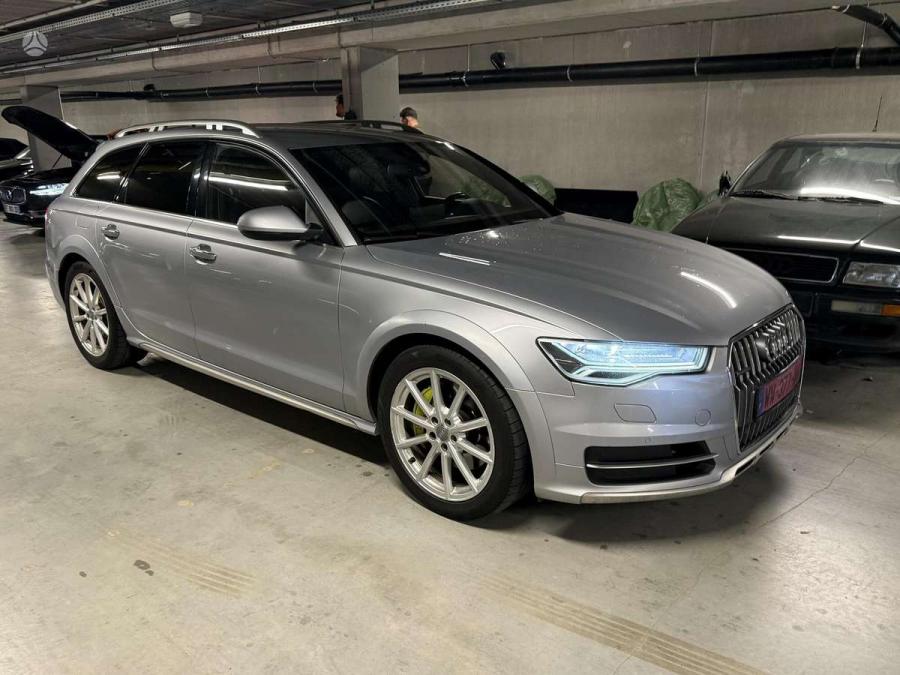Grey Audi A6 Allroad 2016 in Utena, with an engine capacity of 2.97 L and mileage of 280 thousand km for 12999 €, photo 6 on AUTOMOTO.COM.LV