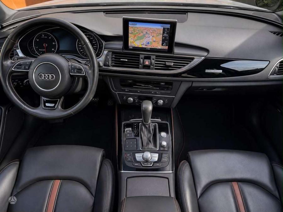 Grey Audi A6 Allroad 2016 in Utena, with an engine capacity of 2.97 L and mileage of 280 thousand km for 12999 €, photo 20 on AUTOMOTO.COM.LV