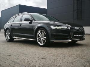 Grey Audi A6 Allroad 2017 in Siauliai, with an engine capacity of 3.00 L and mileage of 271 thousand km for 15900 €, photo 4 on AUTOMOTO.COM.LV