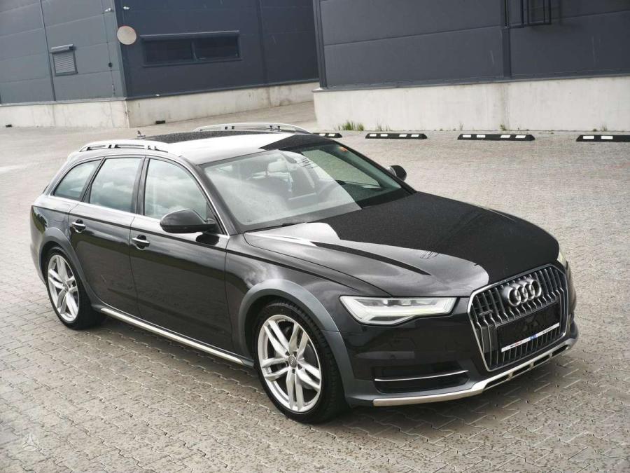 Grey Audi A6 Allroad 2017 in Siauliai, with an engine capacity of 3.00 L and mileage of 271 thousand km for 15900 €, photo 7 on AUTOMOTO.COM.LV