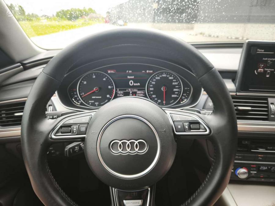 Grey Audi A6 Allroad 2017 in Siauliai, with an engine capacity of 3.00 L and mileage of 271 thousand km for 15900 €, photo 24 on AUTOMOTO.COM.LV