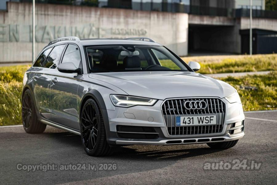 Grey Audi A6 Allroad 2017 in Tallinn, with an engine capacity of 3.00 L and mileage of 185 thousand km for 14900 €, photo 1 on AUTOMOTO.COM.LV