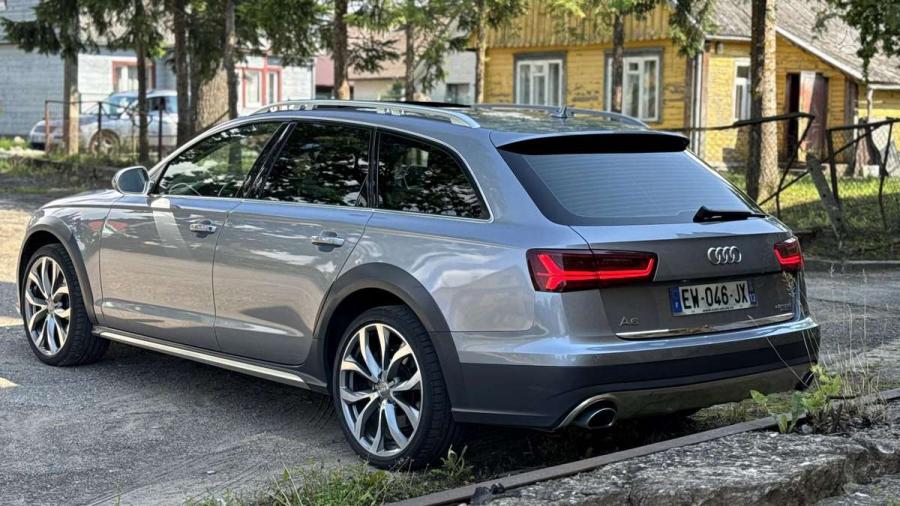 Pelēks Audi A6 Allroad 2018 Kupiškis, ar dzinēja tilpumu 3.00 L un nobraukumu 291 tūkst. km par 16350 €, foto 4 vietnē AUTOMOTO.COM.LV