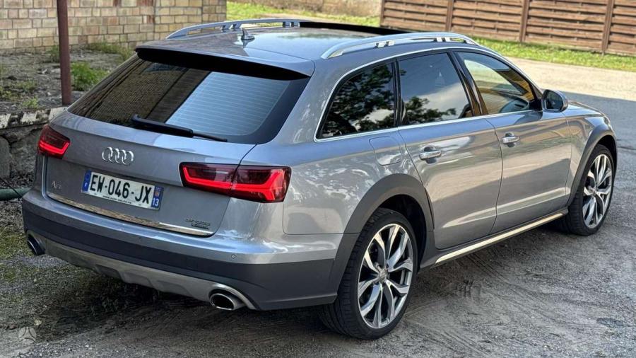 Pelēks Audi A6 Allroad 2018 Kupiškis, ar dzinēja tilpumu 3.00 L un nobraukumu 291 tūkst. km par 16350 €, foto 6 vietnē AUTOMOTO.COM.LV