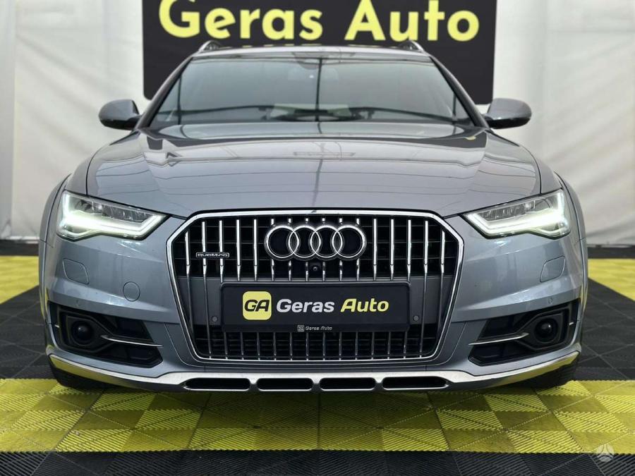 Grey Audi A6 Allroad 2019 in Vilnius, with an engine capacity of 3.00 L and mileage of 350 thousand km for 16790 €, photo 2 on AUTOMOTO.COM.LV