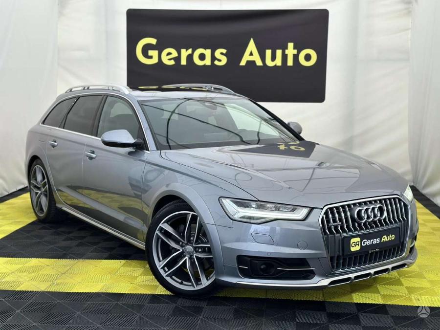Grey Audi A6 Allroad 2019 in Vilnius, with an engine capacity of 3.00 L and mileage of 350 thousand km for 16790 €, photo 3 on AUTOMOTO.COM.LV