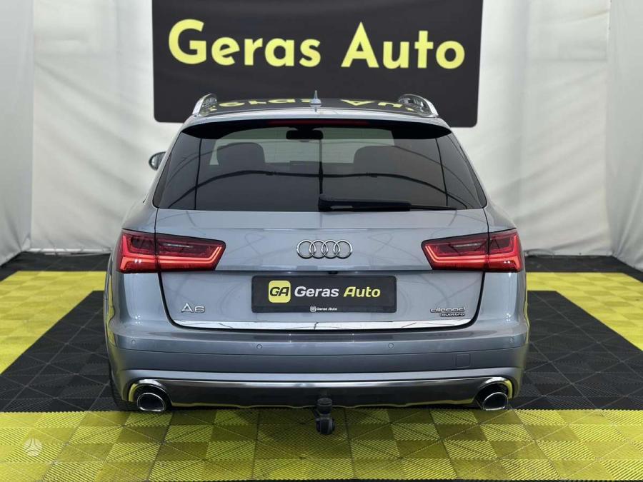 Grey Audi A6 Allroad 2019 in Vilnius, with an engine capacity of 3.00 L and mileage of 350 thousand km for 16790 €, photo 5 on AUTOMOTO.COM.LV