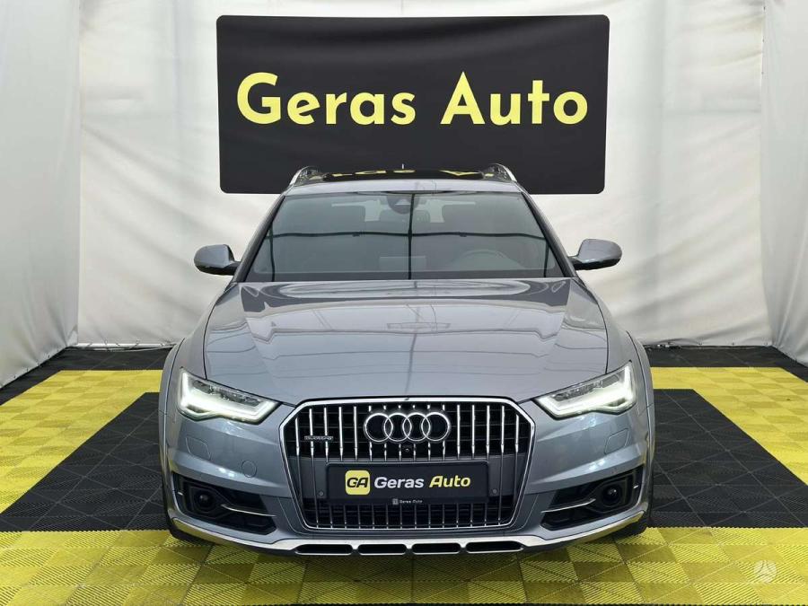 Grey Audi A6 Allroad 2019 in Vilnius, with an engine capacity of 3.00 L and mileage of 350 thousand km for 16790 €, photo 7 on AUTOMOTO.COM.LV