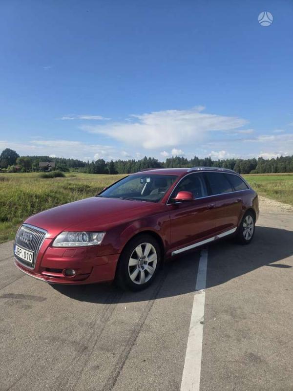 Red Audi A6 Allroad 2011 in Vilnius, with an engine capacity of 2.97 L and mileage of 445 thousand km for 7011 €, photo 1 on AUTOMOTO.COM.LV