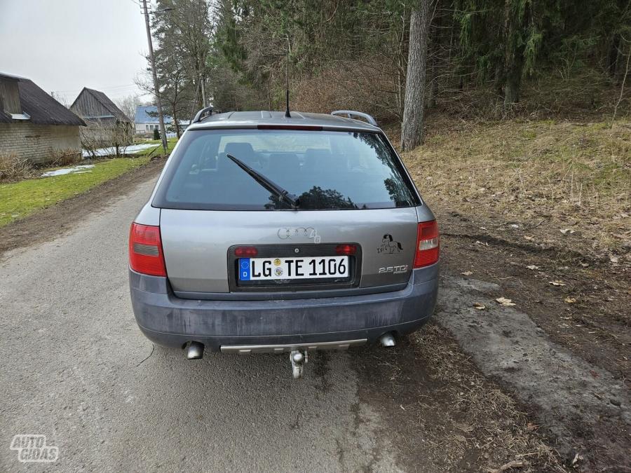 Audi A6 Allroad 2000 Prienai, ar dzinēja tilpumu 2.50 L un nobraukumu 312 tūkst. km par 1750 €, foto 4 vietnē AUTOMOTO.COM.LV