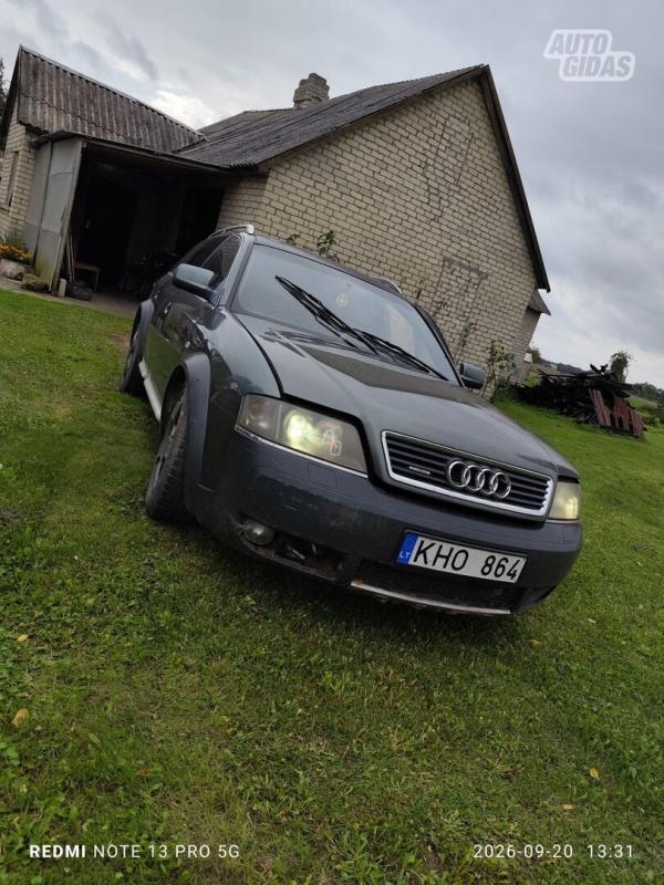 Audi A6 Allroad 2003 Panevēža vietnē Audi A6 Allroad 2003 Panevēža, ar dzinēja tilpumu 2.50 L un nobraukumu 339 tūkst. km par 1150 €, foto 1 vietnē AUTOMOTO.COM.LV