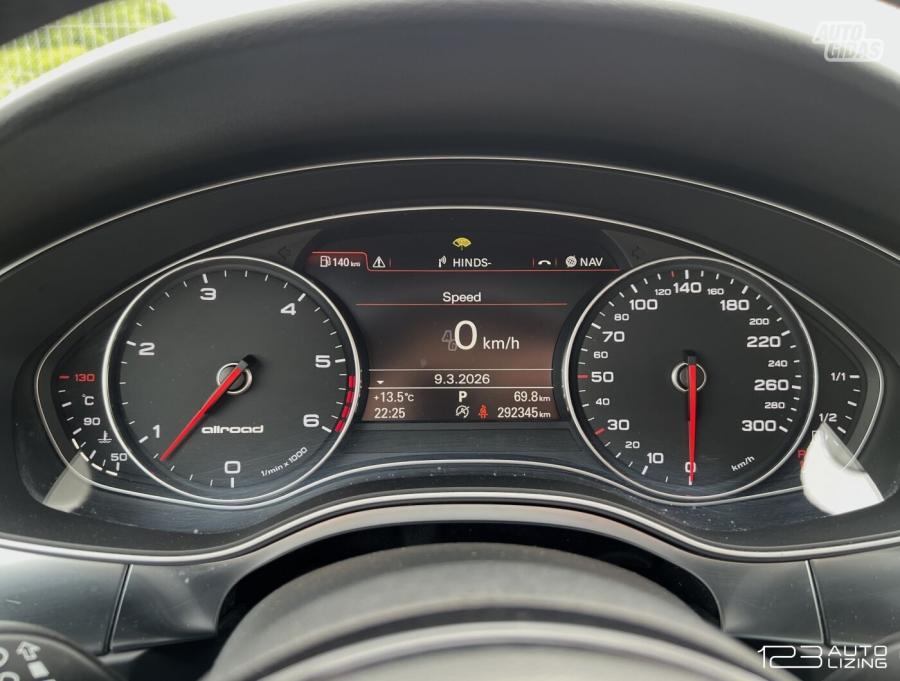 Audi A6 Allroad 2013 in Taurage, with an engine capacity of 3.00 L and mileage of 292 thousand km for 12990 €, photo 19 on AUTOMOTO.COM.LV