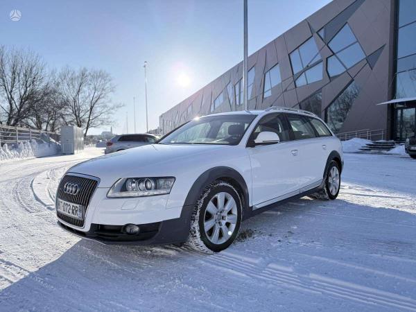 White Audi A6 Allroad 2011 in Siauliai, with an engine capacity of 2.97 L and mileage of 225 thousand km for 6300 €, photo 6 on AUTOMOTO.COM.LV