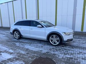 White Audi A6 Allroad 2012 in Raseiniai, with an engine capacity of 2.97 L and mileage of 253 thousand km for 12000 €, photo 13 on AUTOMOTO.COM.LV