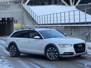 White Audi A6 Allroad 2012 in Vilnius, with an engine capacity of 3.00 L and mileage of 261 thousand km for 9990 €, photo  on AUTOMOTO.COM.LV