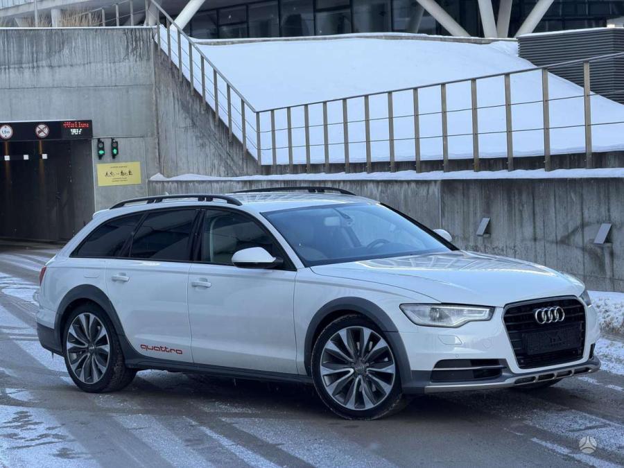 Balts Audi A6 Allroad 2012 Viļņa, ar dzinēja tilpumu 3.00 L un nobraukumu 261 tūkst. km par 9990 €, foto 1 vietnē AUTOMOTO.COM.LV
