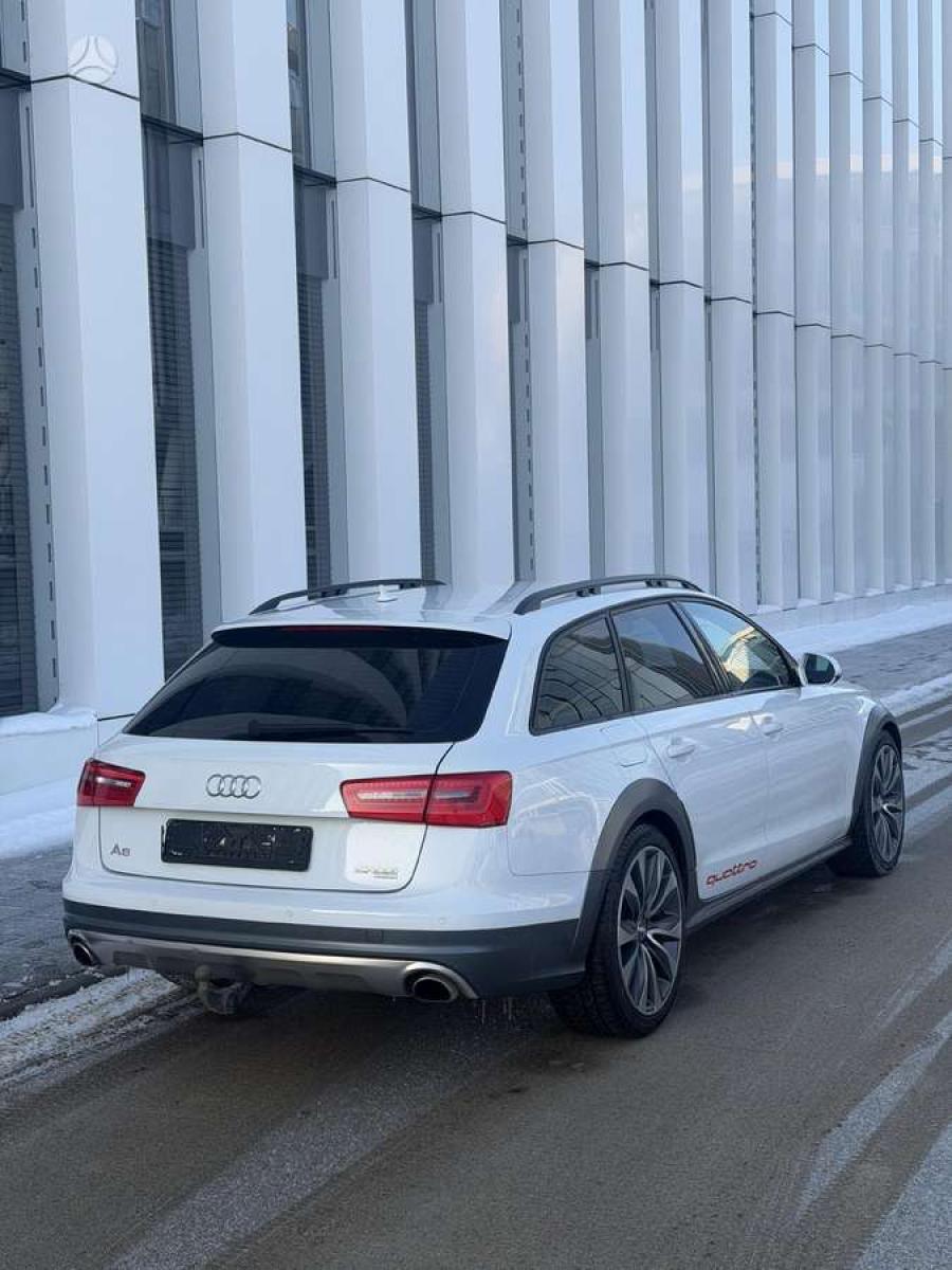 Balts Audi A6 Allroad 2012 Viļņa, ar dzinēja tilpumu 3.00 L un nobraukumu 261 tūkst. km par 9990 €, foto 4 vietnē AUTOMOTO.COM.LV
