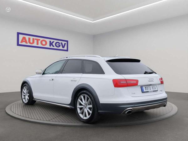 White Audi A6 Allroad 2012 in Vilnius, with an engine capacity of 3.00 L and mileage of 301 thousand km for 6999 €, photo 2 on AUTOMOTO.COM.LV
