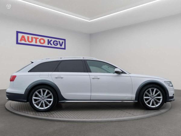 White Audi A6 Allroad 2012 in Vilnius, with an engine capacity of 3.00 L and mileage of 301 thousand km for 6999 €, photo 6 on AUTOMOTO.COM.LV