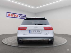 White Audi A6 Allroad 2012 in Vilnius, with an engine capacity of 3.00 L and mileage of 301 thousand km for 6999 €, photo 4 on AUTOMOTO.COM.LV