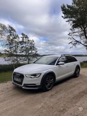 White Audi A6 Allroad 2013 in Utena, with an engine capacity of 2.97 L and mileage of 333 thousand km for 12500 €, photo  on AUTOMOTO.COM.LV