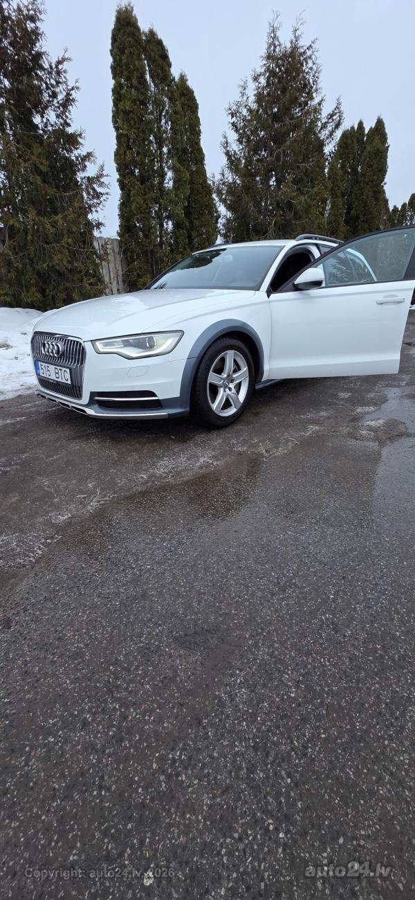 White Audi A6 Allroad 2014 in Tallinn, with an engine capacity of 3.00 L and mileage of 270 thousand km for 16900 €, photo 2 on AUTOMOTO.COM.LV