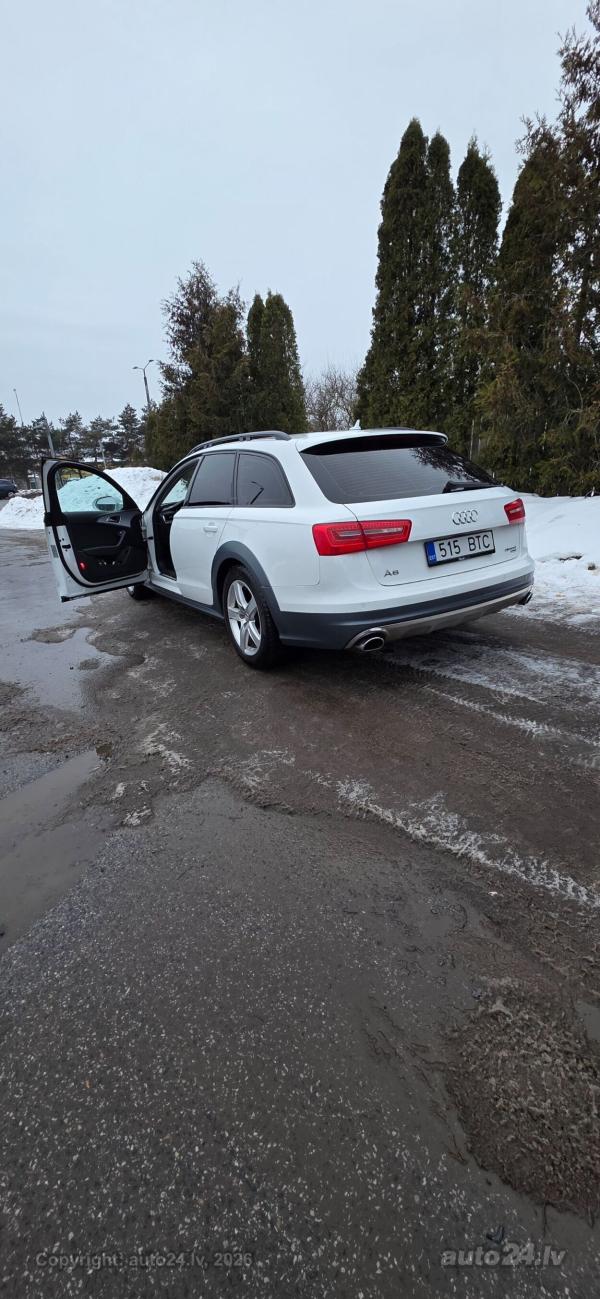 White Audi A6 Allroad 2014 in Tallinn, with an engine capacity of 3.00 L and mileage of 270 thousand km for 16900 €, photo 3 on AUTOMOTO.COM.LV