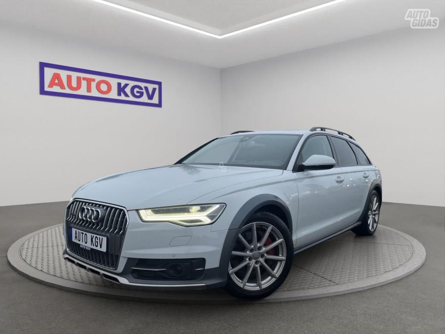 White Audi A6 Allroad 2015 in Vilnius, with an engine capacity of 3.00 L and mileage of 330 thousand km for 14999 €, photo 1 on AUTOMOTO.COM.LV