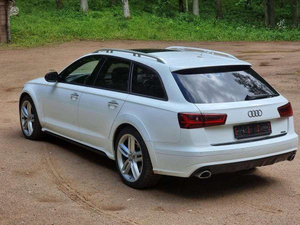 White Audi A6 Allroad 2015 in Panevezys, with an engine capacity of 2.97 L and mileage of 250 thousand km for 8200 €, photo 3 on AUTOMOTO.COM.LV