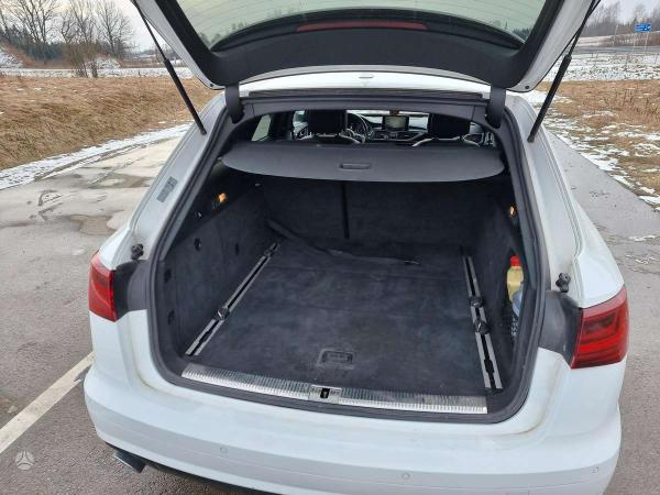 White Audi A6 Allroad 2015 in Panevezys, with an engine capacity of 2.97 L and mileage of 250 thousand km for 8200 €, photo 8 on AUTOMOTO.COM.LV