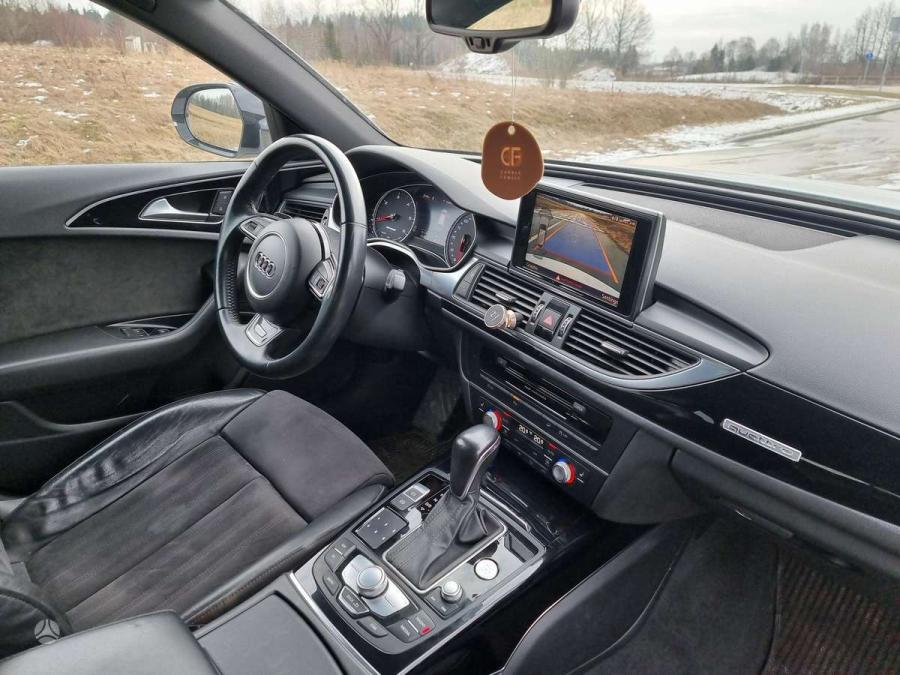 White Audi A6 Allroad 2015 in Panevezys, with an engine capacity of 2.97 L and mileage of 250 thousand km for 8200 €, photo 10 on AUTOMOTO.COM.LV
