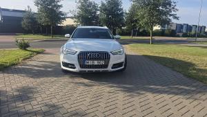 White Audi A6 Allroad 2015 in Vilnius, with an engine capacity of 2.97 L and mileage of 335 thousand km for 13700 €, photo 3 on AUTOMOTO.COM.LV