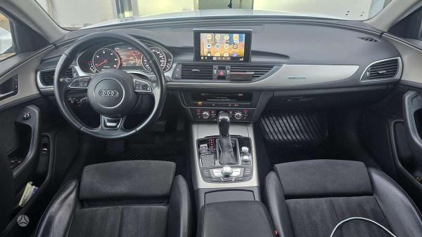 White Audi A6 Allroad 2015 in Vilnius, with an engine capacity of 2.97 L and mileage of 335 thousand km for 13700 €, photo 10 on AUTOMOTO.COM.LV